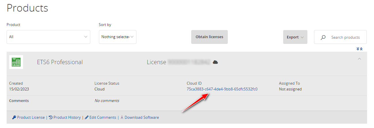 Cloud license session list – KNX Association