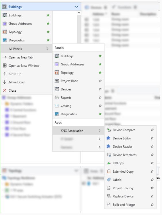 Panel selector – KNX Association