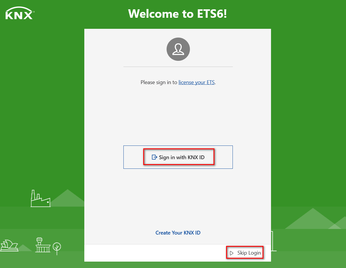 Scénarios de démarrage d'ETS – KNX Association