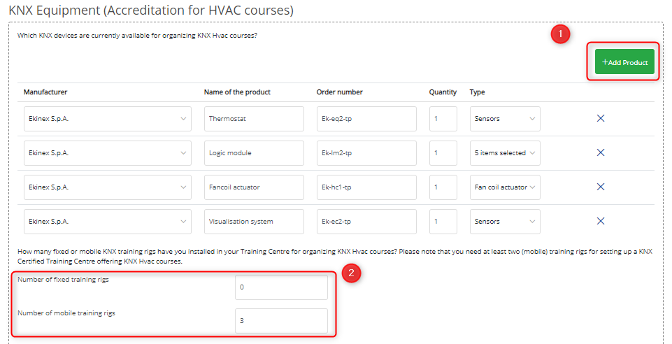 New KNX devices in training rigs – KNX Association