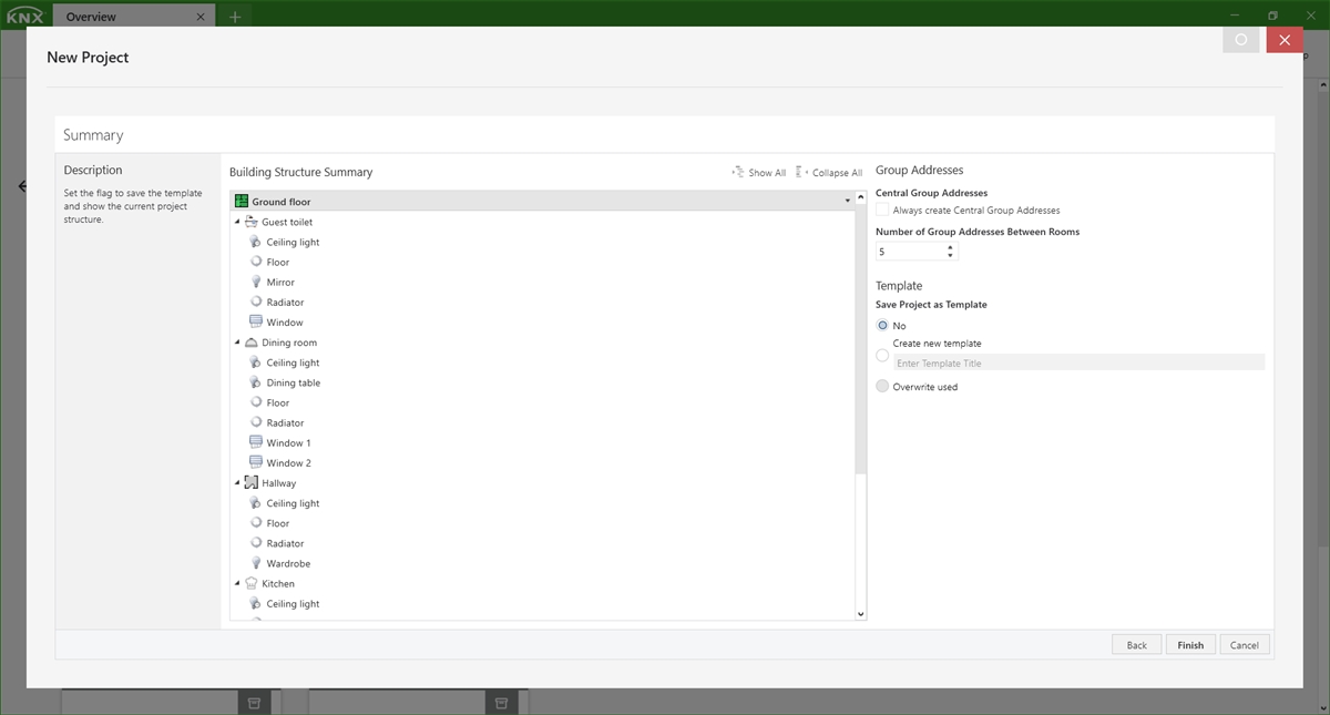 Project wizard – KNX Association